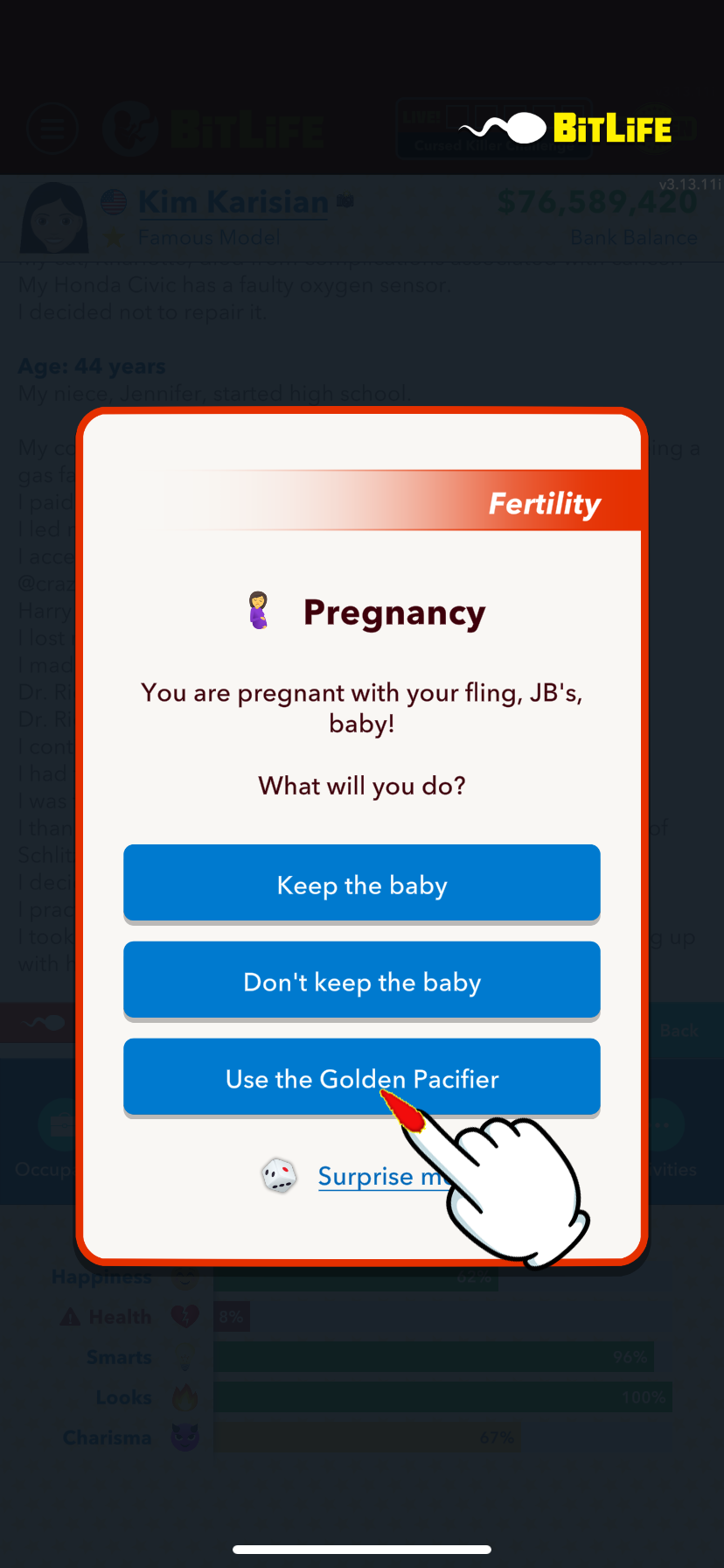 What is the Golden Pacifier? – BitLife